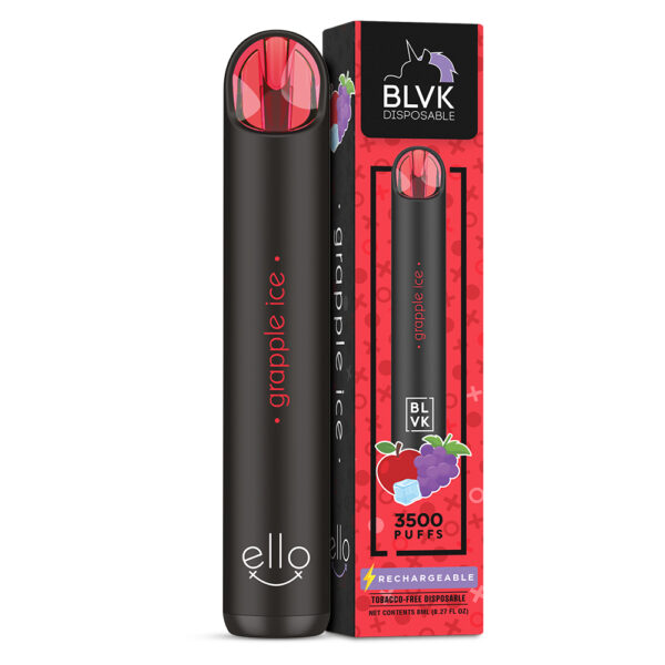 Pod Descartável BLVK Ello 3500 puffs 50mg – Grapple Ice – House Of Vape