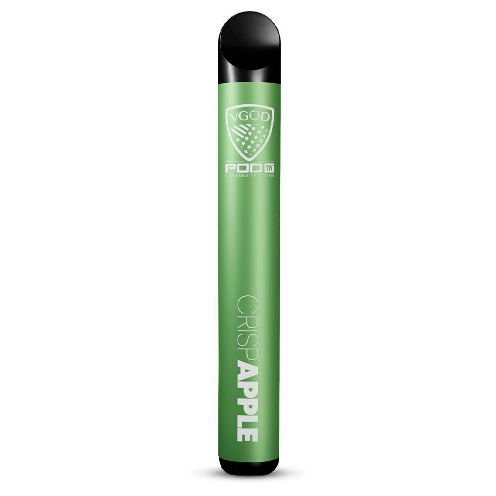 Pod Descartável Vgod Pod1K 1500 puffs Crisp Apple – House Of Vape