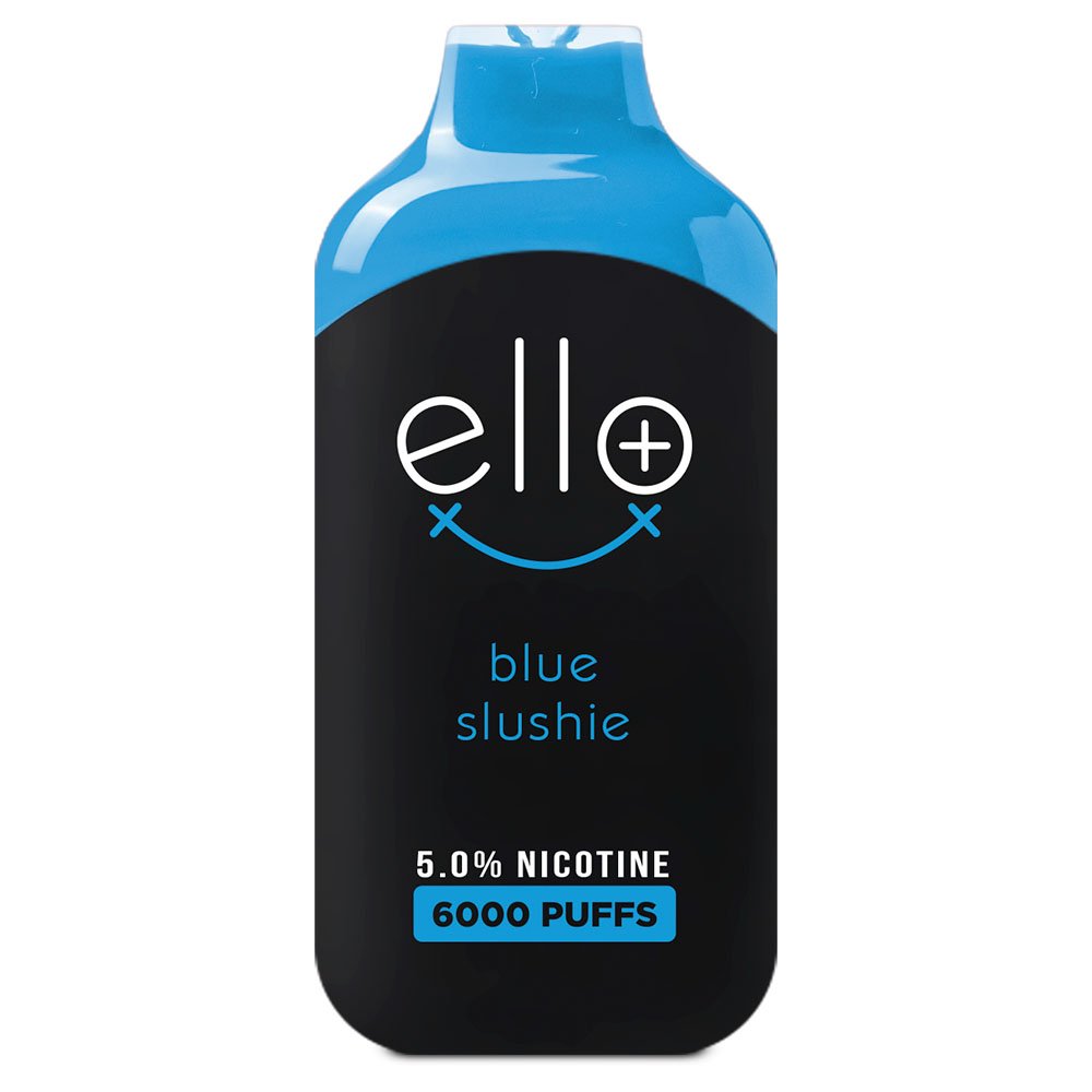 Pod Descartável BLVK Ello Plus 6K Puffs Blue Slushie – House Of Vape