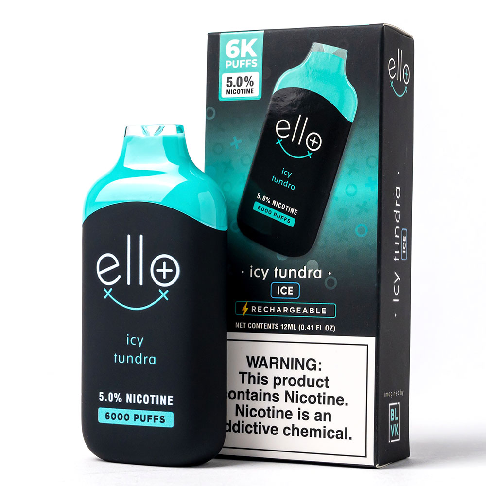 Pod Descartável BLVK Ello Plus 6K Puffs Icy Tundra – House Of Vape